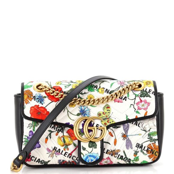 Gucci | Bags | Gucci X Balenciaga The Hacker Project Gg Marmont Flap ...